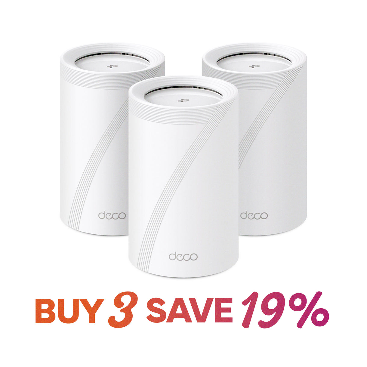 Deco WiFi 7 Tri-Band BE10000 Mesh System 3 Pack (Deco BE63) – TP-Link ...