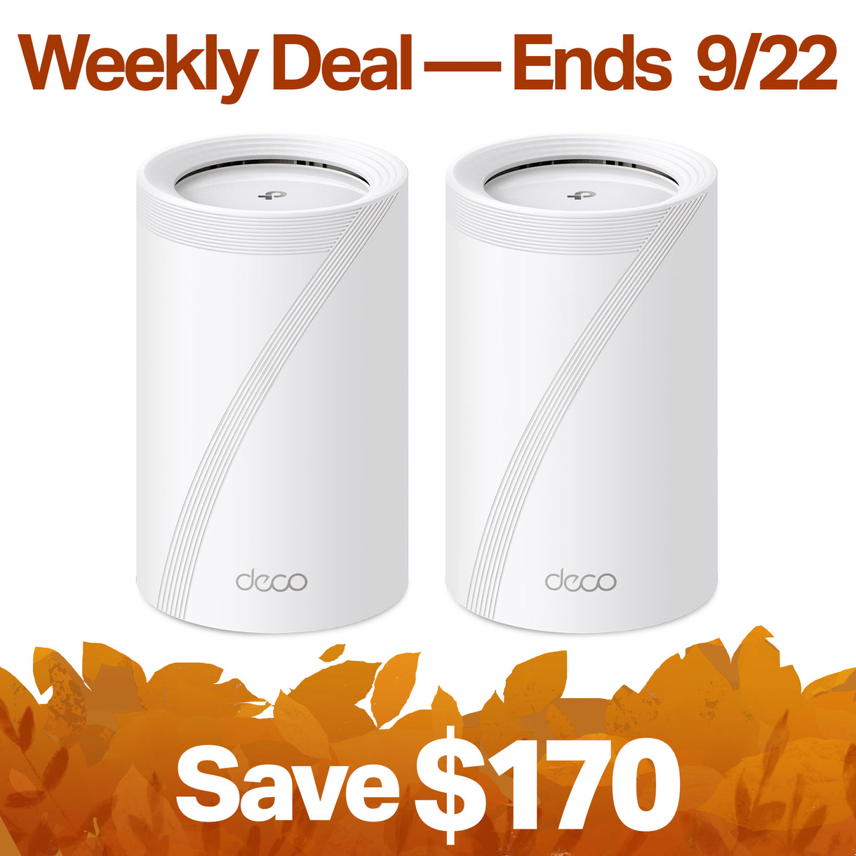 Wi-Fi 7 Tri-Band BE10000 Mesh System, Deco BE63 2-Pack – TP-Link Tapo ...