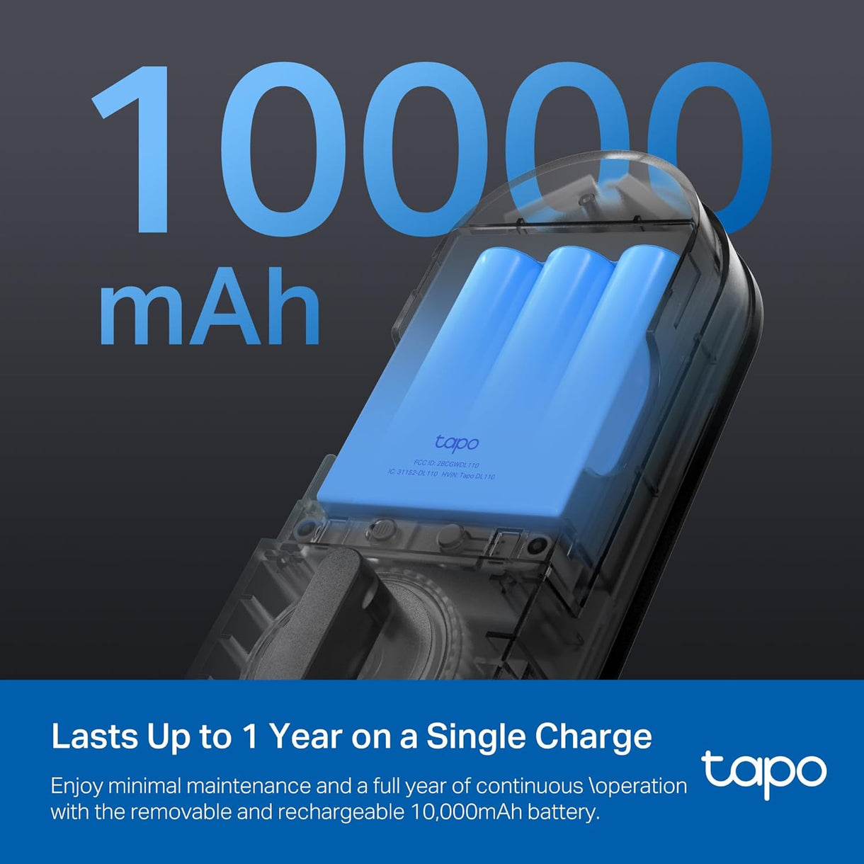 TP-Link Tapo Fingerprint Smart Battery-Powered Door Lock, Tapo DL110 ...