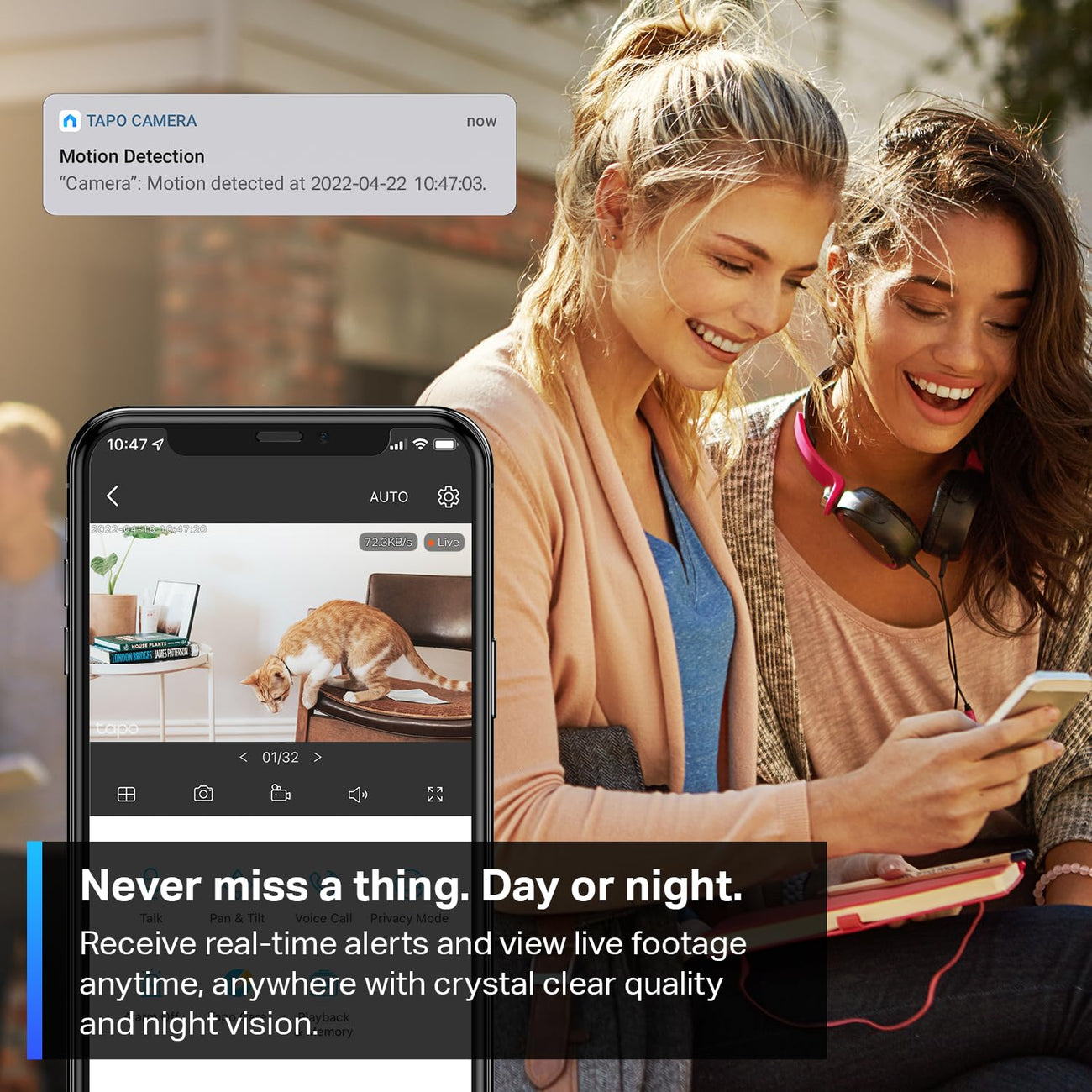 TP-Link Tapo 2K Indoor Security Camera Black(Tapo C111)